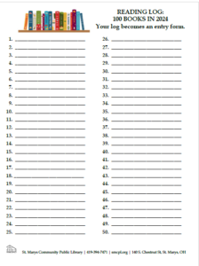 Reading Challege - St. Marys Community Public Library