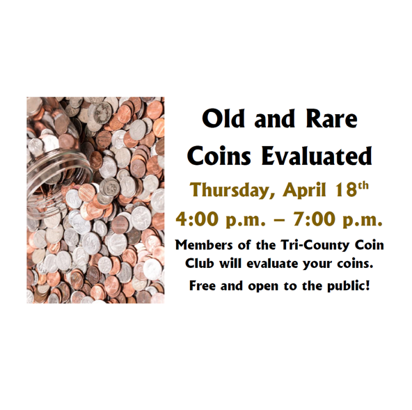 Free Coin Evaluations 2024 - St. Marys Community Public Library