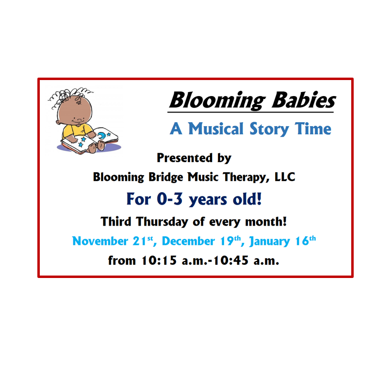 Blooming Babies a Musical Story Time - St. Marys Community Public Library
