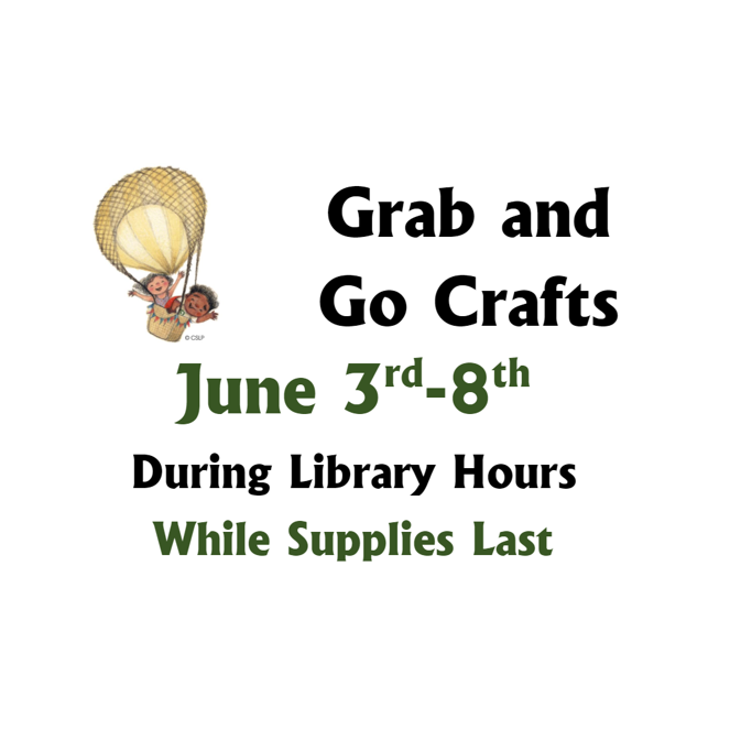 Grab and Go Craft Summer Reading 2024 - St. Marys Community Public Library