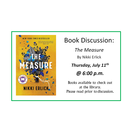 Book Discussion featuring The Measure by Nikki Erlick - St. Marys ...