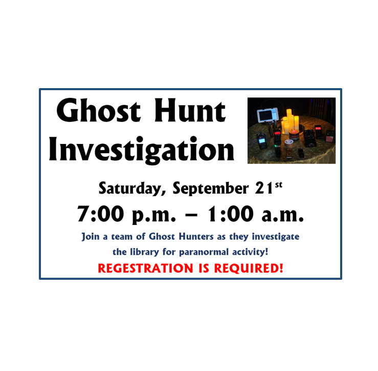 Ghost Hunt Investigation - St. Marys Community Public Library